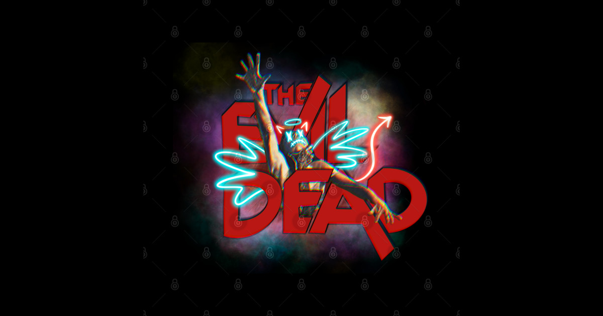 Neon Evil - Evil - Sticker | TeePublic