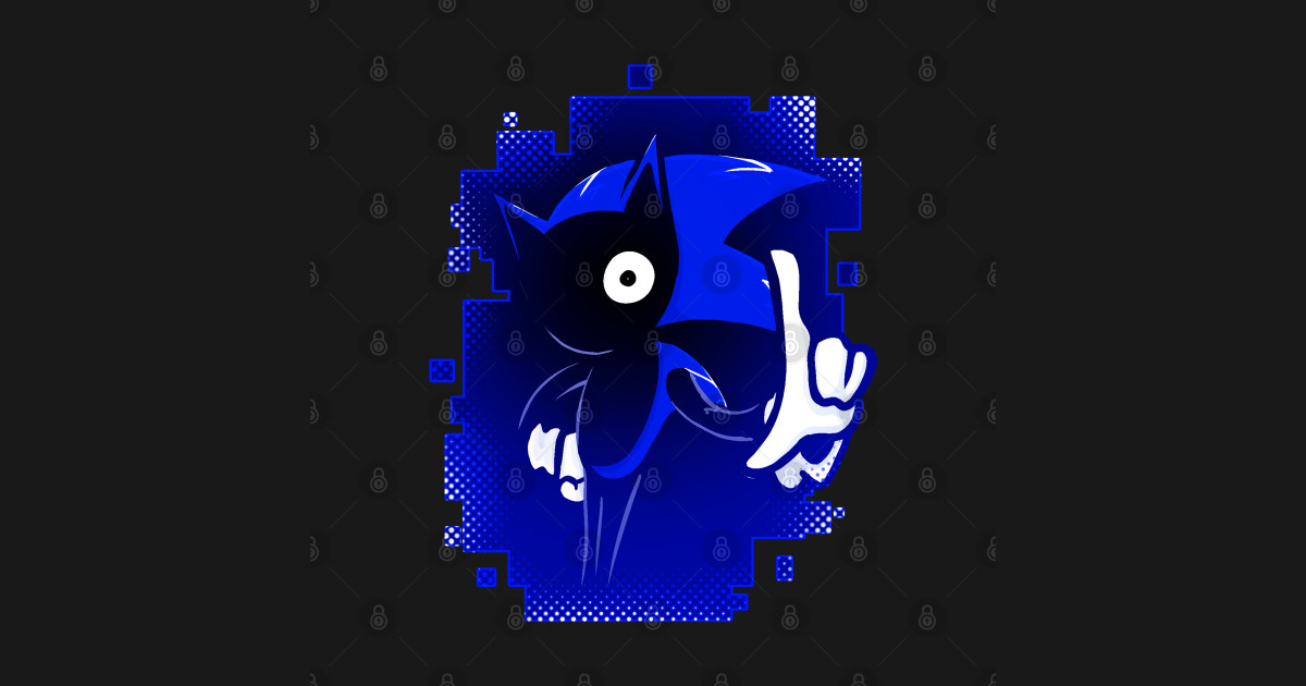 FNF SONIC EXE CYCLOPS.ISO - Cyclops Sonic - T-Shirt | TeePublic