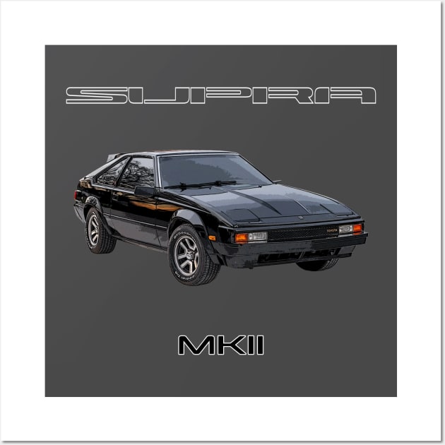 Toyota Supra MK2 - Supra - Posters and Art Prints | TeePublic