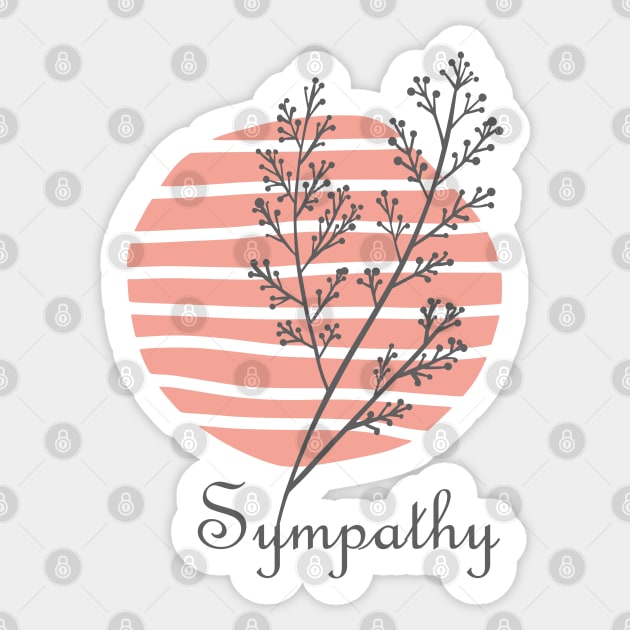 Sympathy Hand Drawn Minimal, inspirational meanings - Sympathy ...