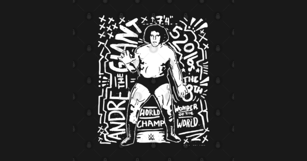 Vintage Andre The Giant Team Champions Ts Andre The Giant T Shirt Teepublic