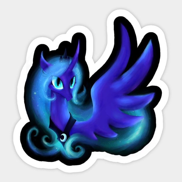 My Little Pony - Princess Luna - Season5 - Sticker | TeePublic