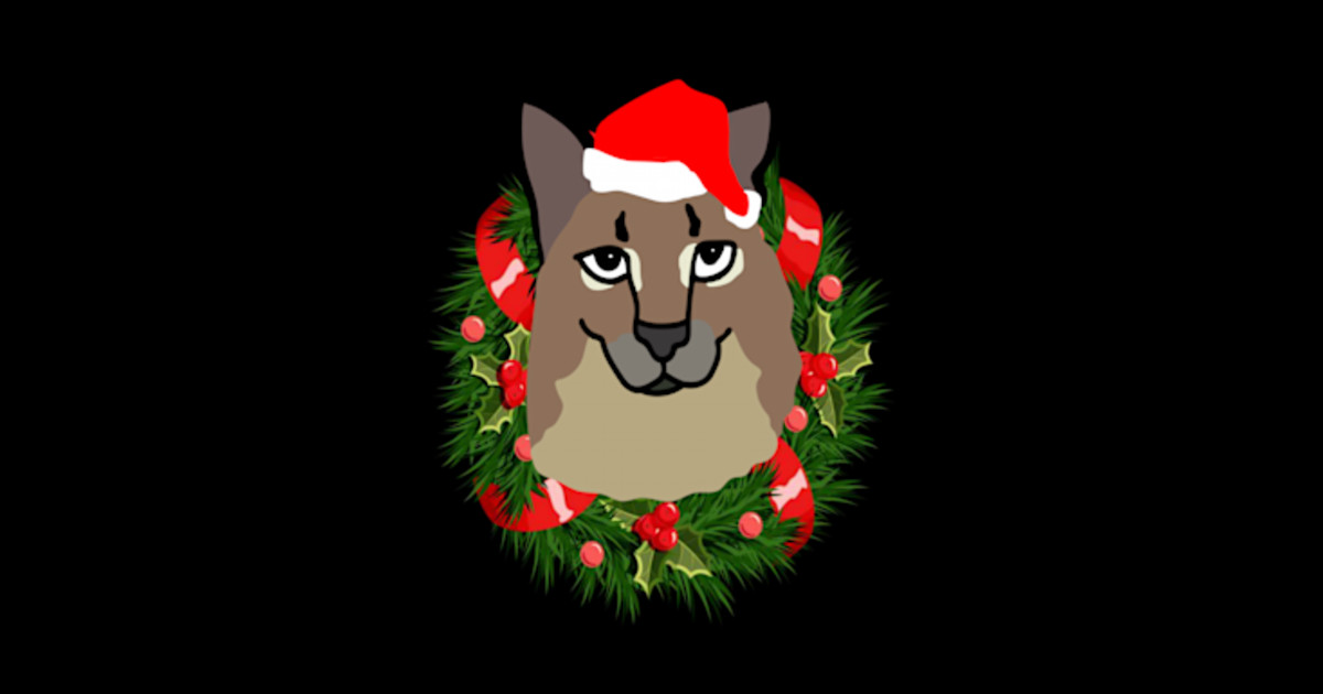 Big Floppa Christmas - Big Floppa - Sticker | TeePublic Big Floppa Christmas - Big Floppa - Sticker | TeePublic