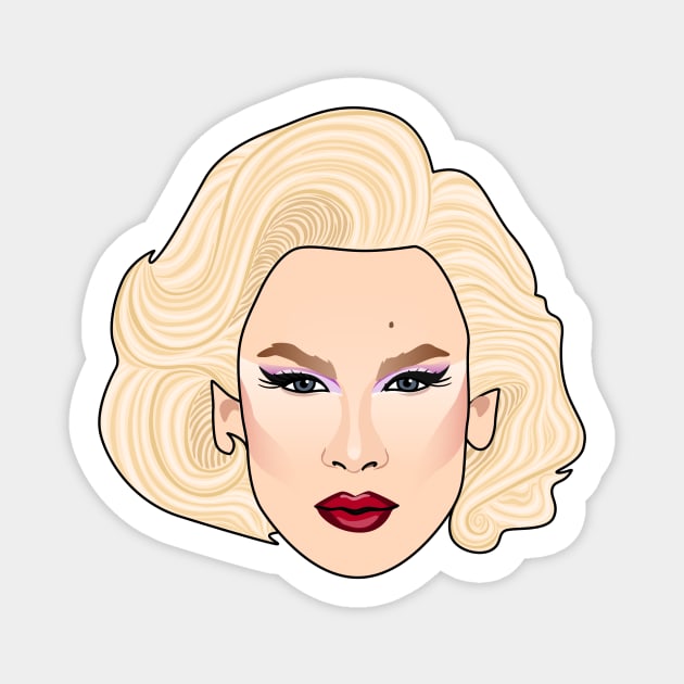Miss Fame | Red Lips - Miss Fame - Sticker | TeePublic