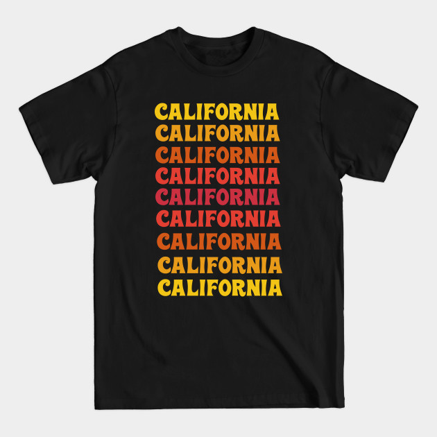 California retro typography - California Love - T-Shirt sold by Eric ...