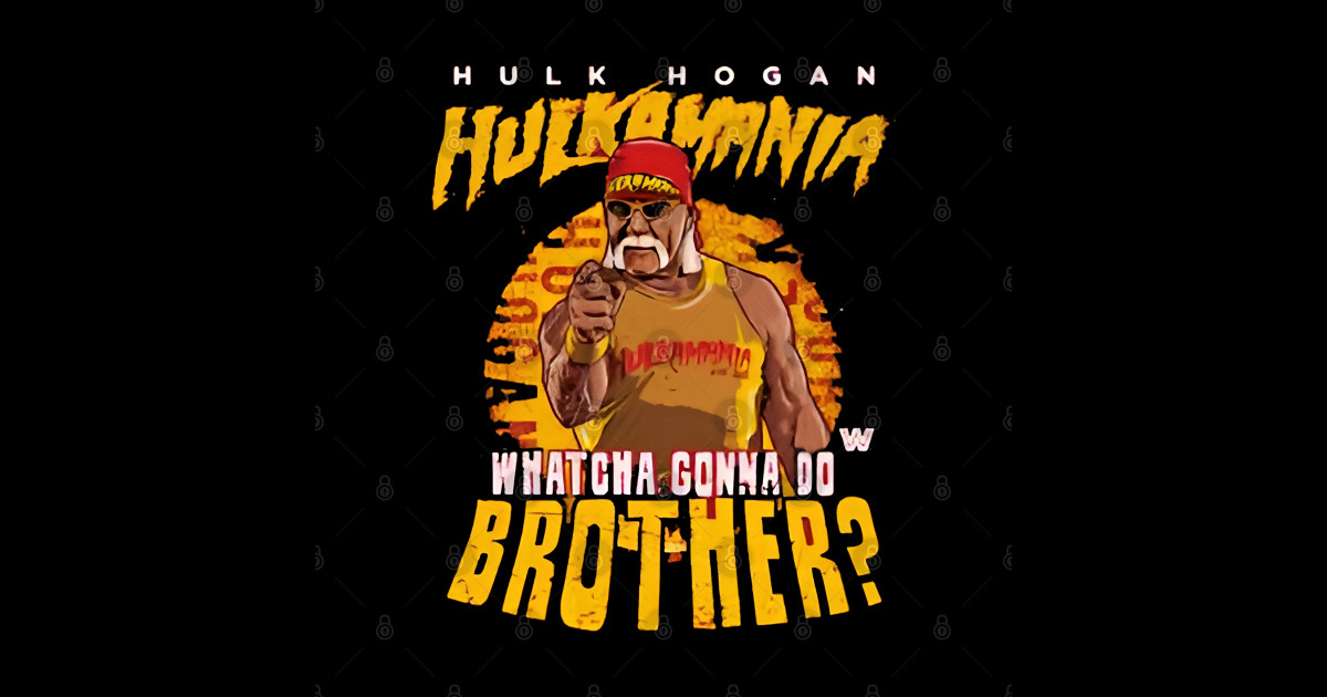 Hulk Hogan cartoon vintage - Hulk Hogan - Sticker | TeePublic