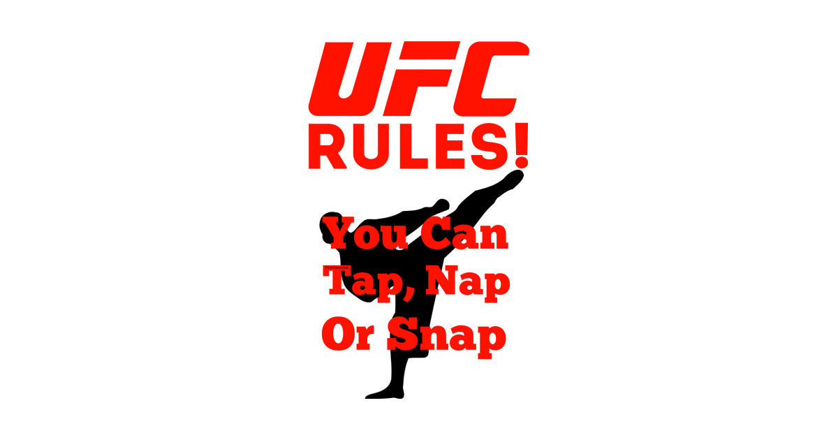 UFC Rules - Mixed Martial Arts - T-Shirt | TeePublic