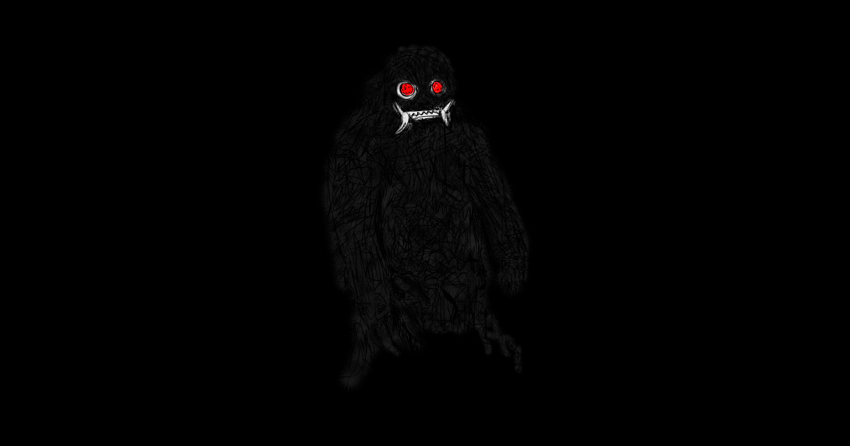 Genderuwo Red Eyes – Hairy Demon Spirit from Javanese Folklore ...