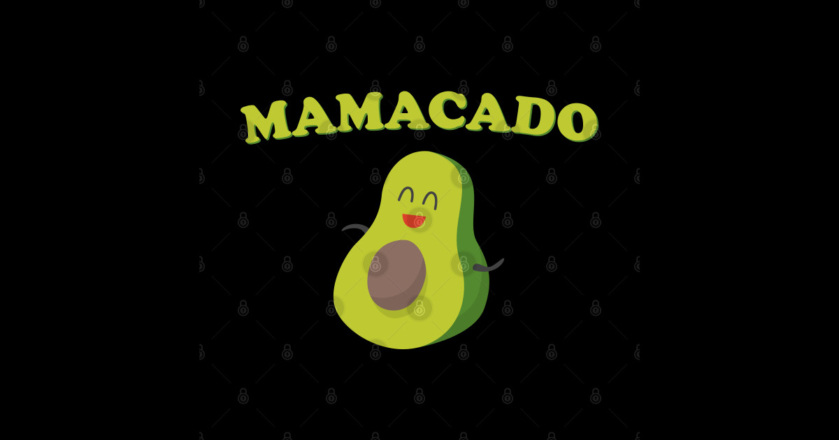 Mamacado Mom and Avocado Funny Pregnancy - Avocado - Sticker | TeePublic