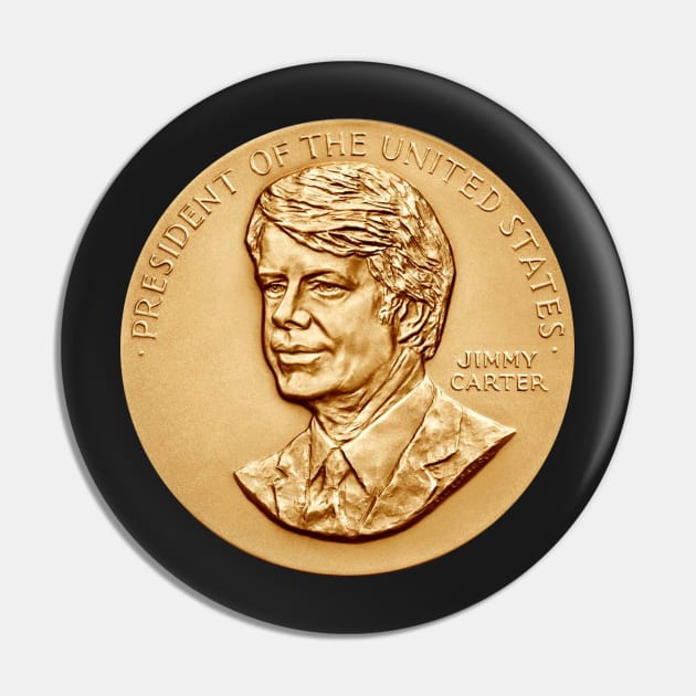 Jimmy Carter Presidential Medal - Jimmy Carter - Pin | TeePublic