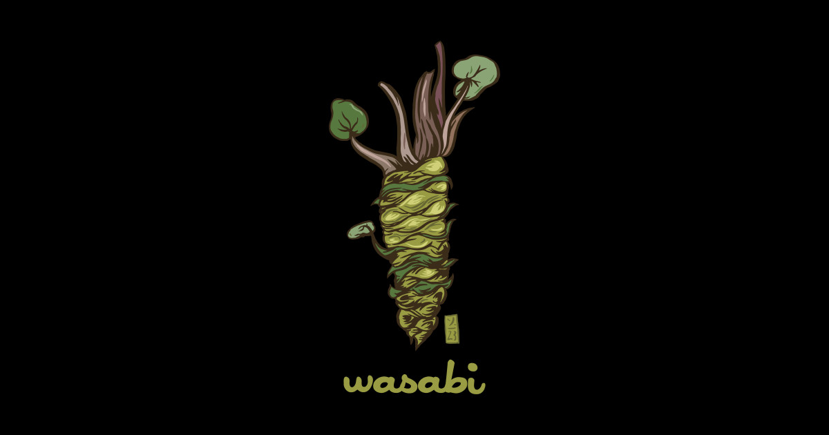 Wasabi - Food - Sticker | TeePublic