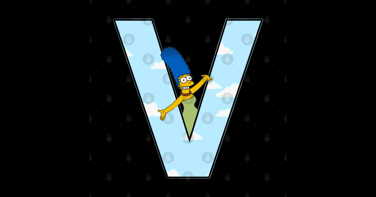 Simpsons letter - Simpsons - Sticker | TeePublic
