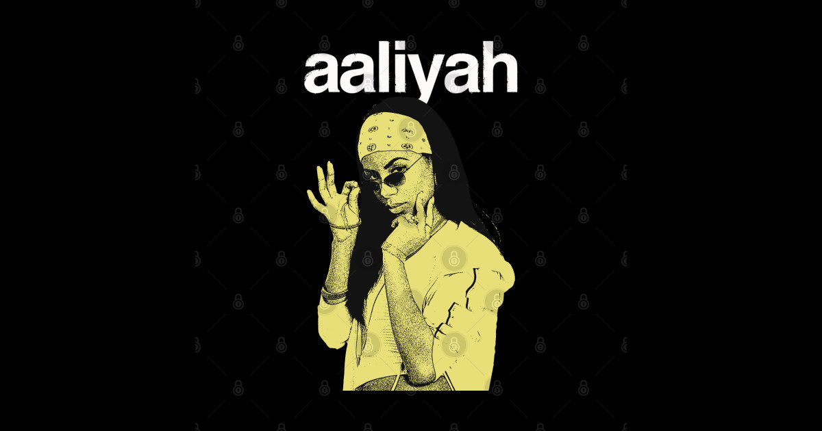 Aaliyah rap 90s - Aaliyah - Sticker | TeePublic