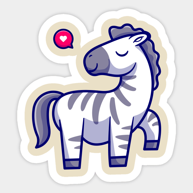 Cute Zebra Dancing Cartoon - Cute Zebra Dancing Cartoon - Sticker ...