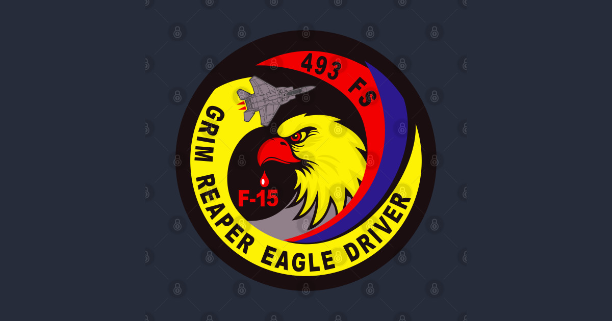 493 Fighter Squadron - 493 Fighter Squadron - T-Shirt | TeePublic