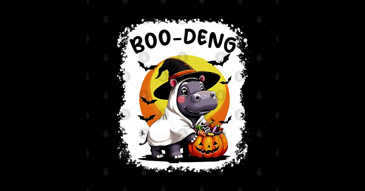 Boo Deng Moo Deng Cute Halloween Moo Deng 2024 Halloween - Boo Deng ...