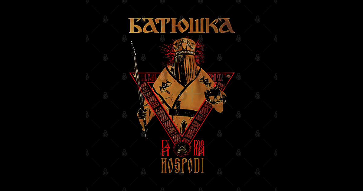 Batushka – Hospodi Orthodox Black Metal Art - Black Metal - Sticker ...