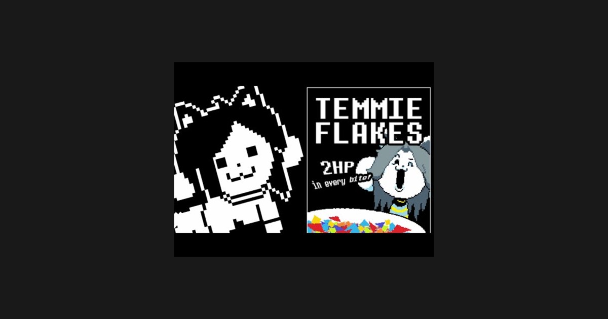 Temmie - Undertale - T-Shirt | TeePublic