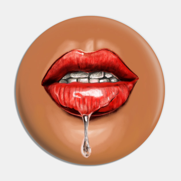 how to draw lips dripping