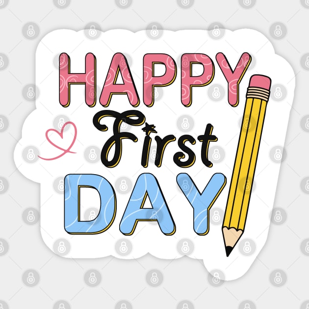 Happy First Day School - Back To School Student - First Day Of School ...