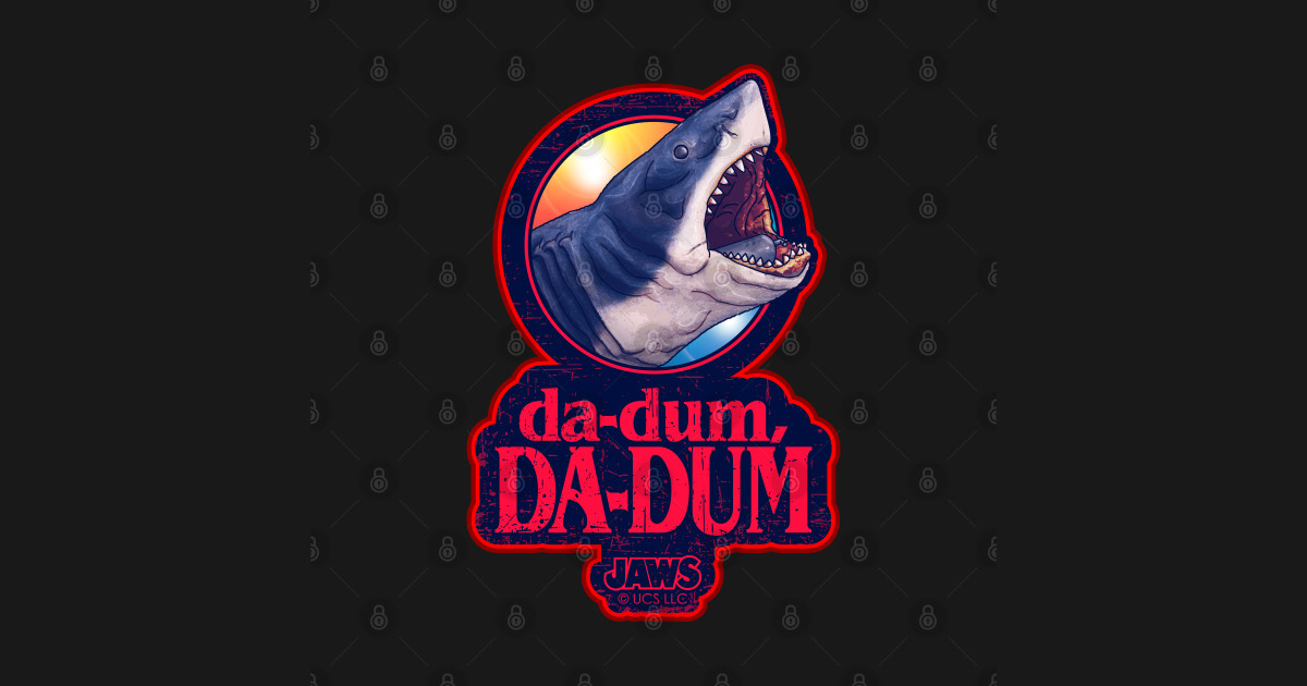 Jaws, movie quote, da-dum, da-dum - Jaws - T-Shirt | TeePublic