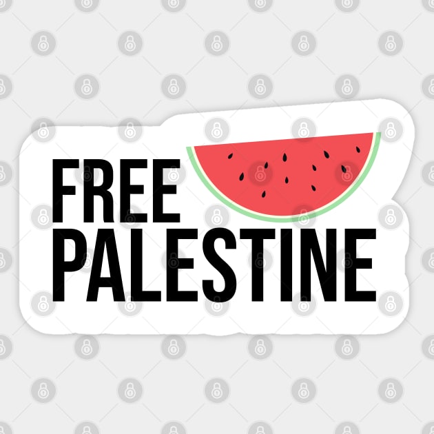 Free Palestine Watermelon - Free Palestine Support Palestine - Sticker ...