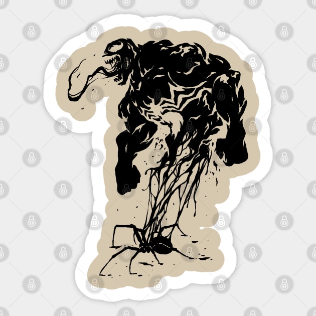 venom spider - Venom Spiderman - Sticker | TeePublic