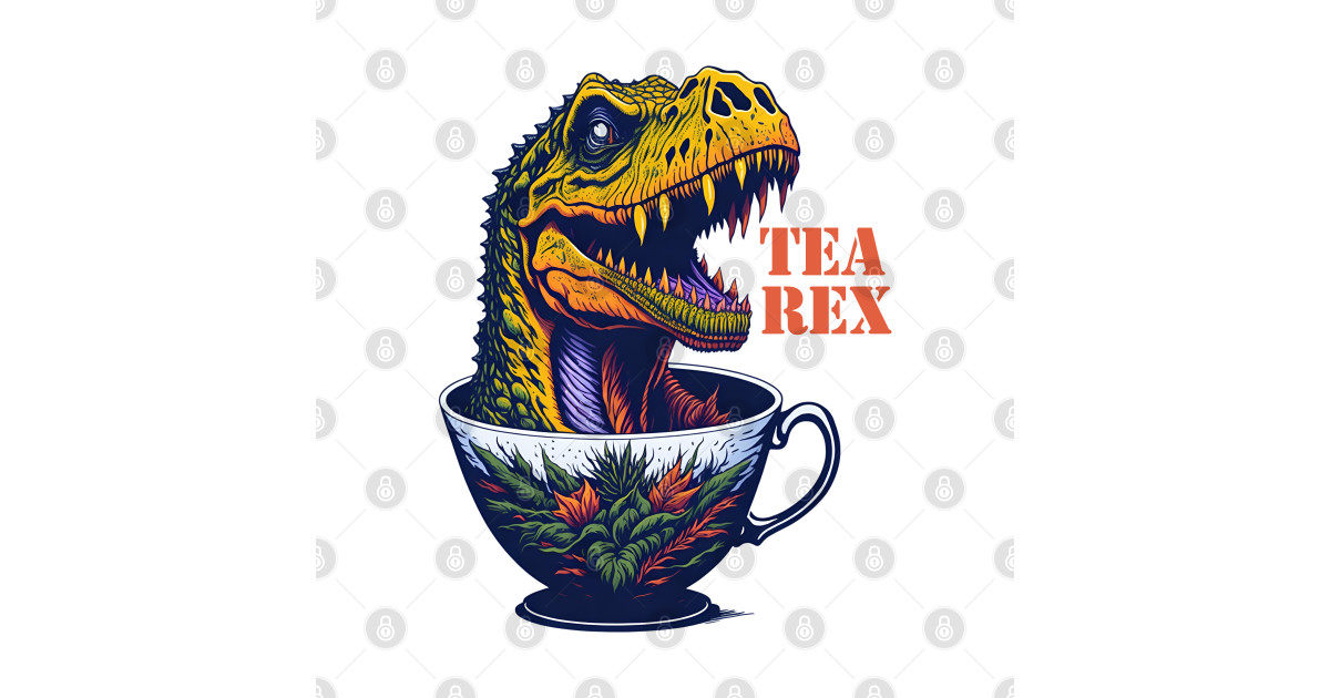 TEA REX - Tea Rex - T-Shirt | TeePublic