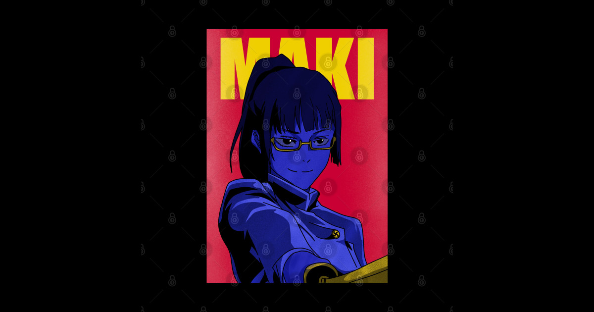 Maki Jujutsu Kaisen - Jujutsu Kaisen - Sticker | TeePublic
