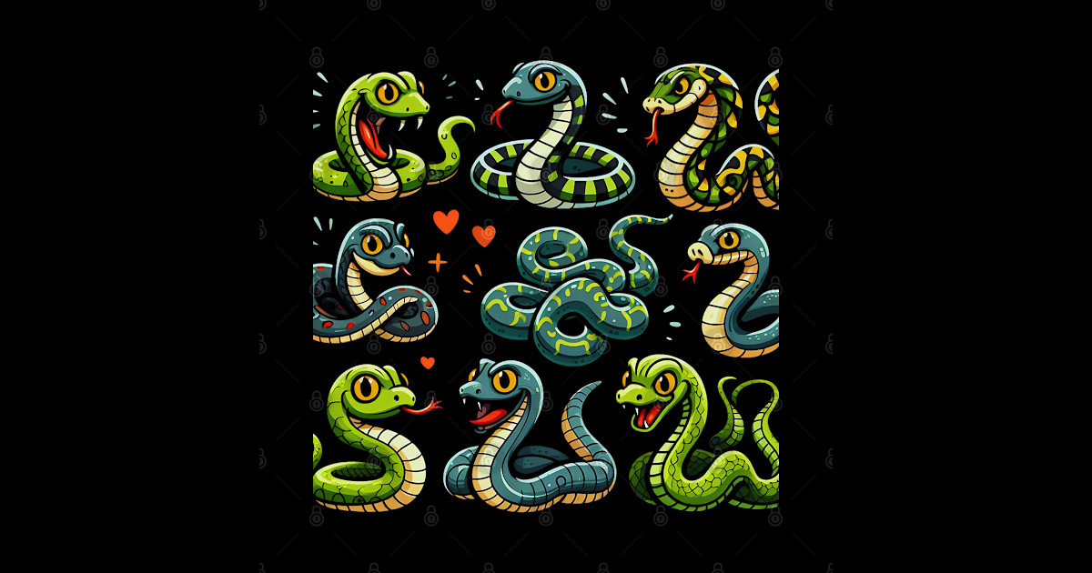 Educational Snake Types for Kids - Educational Science - Sticker ...