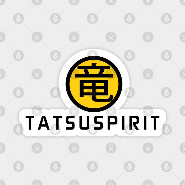 Spirit of the Golden Dragon: Tatsu Kanji logo - Dragon - Magnet | TeePublic