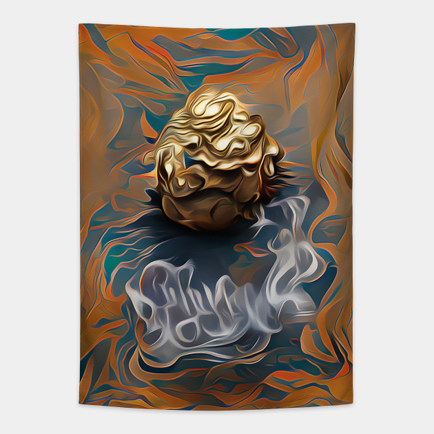 Bronze Bulging Puff Flashing Nug Bud Weed Cannabis - 420 - Tapestry ...