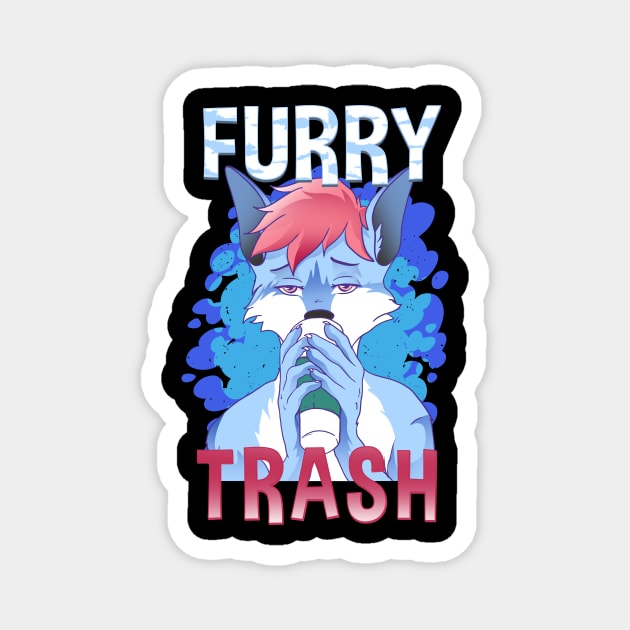 Furry Trash I Furries Convention I Anime Cosplay - Fursuit - Magnet ...