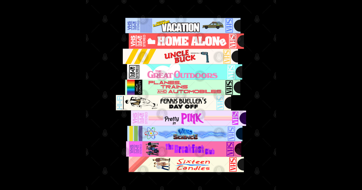 Retro 80s Movies VHS Stack - 80s Movies - Posters and Art Prints ...