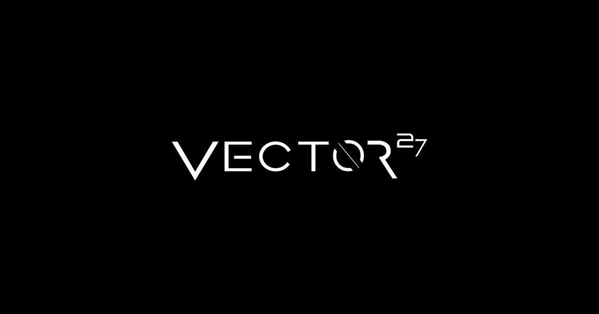 Vector 27 Title Logo - Vector 27 - Sticker | TeePublic
