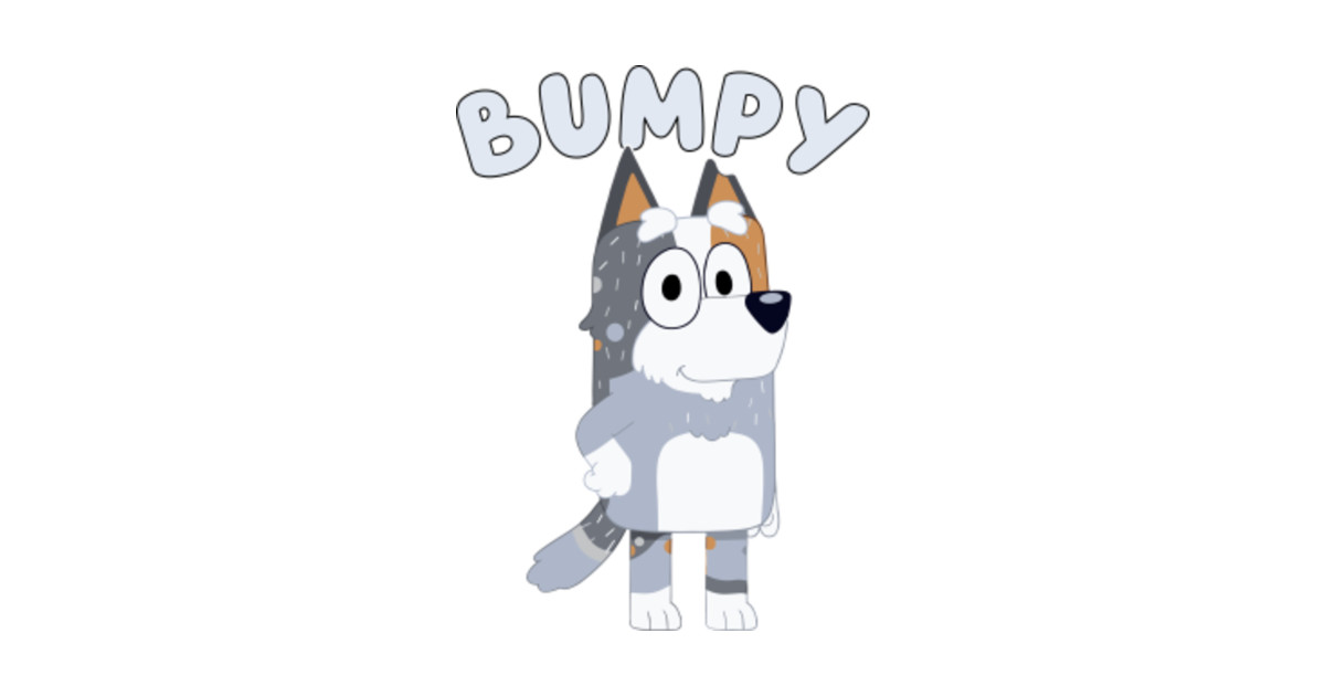 Vintage Bumpy Bluey Cartoon - Bluey - T-Shirt | TeePublic