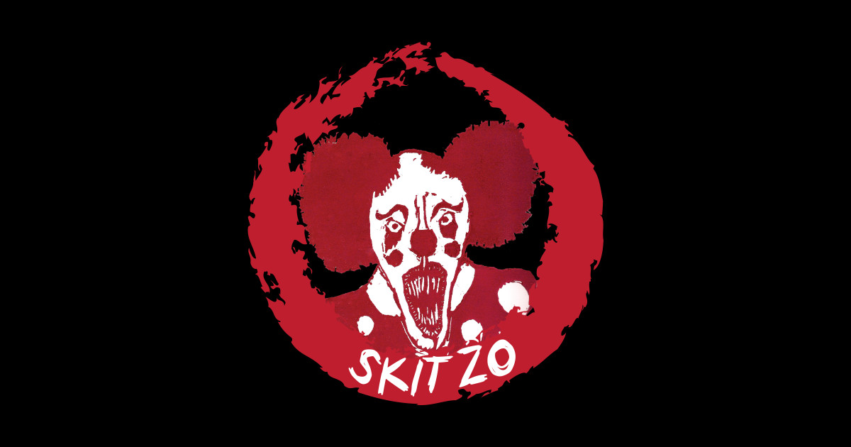 Skitzo the Clown - Clown - Sticker | TeePublic