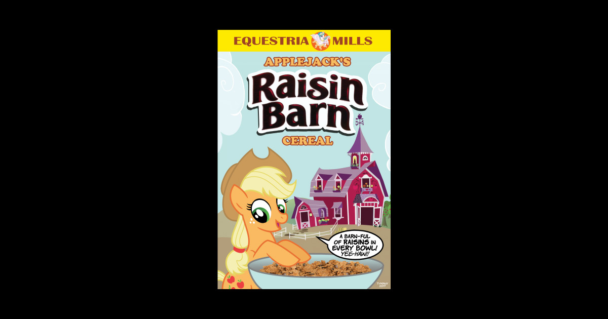 Raisin Barn Cereal - My Little Pony - Sticker | TeePublic