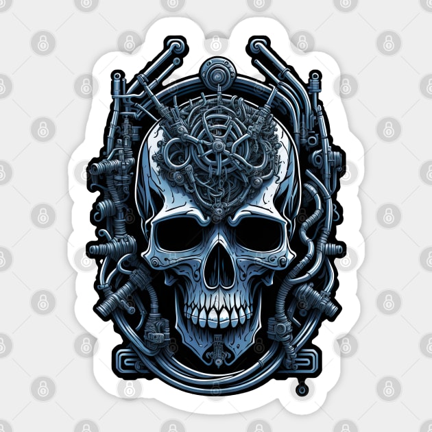 Cyborg Heads - Cyborg Heads - Sticker | TeePublic