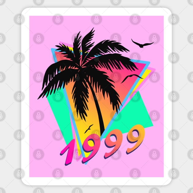 1999 Tropical Sunset - 1999 - Sticker | TeePublic