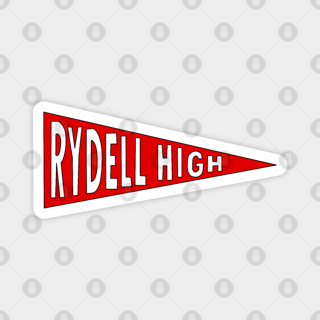 Rydell High Flag - Rydell High - Magnet | TeePublic