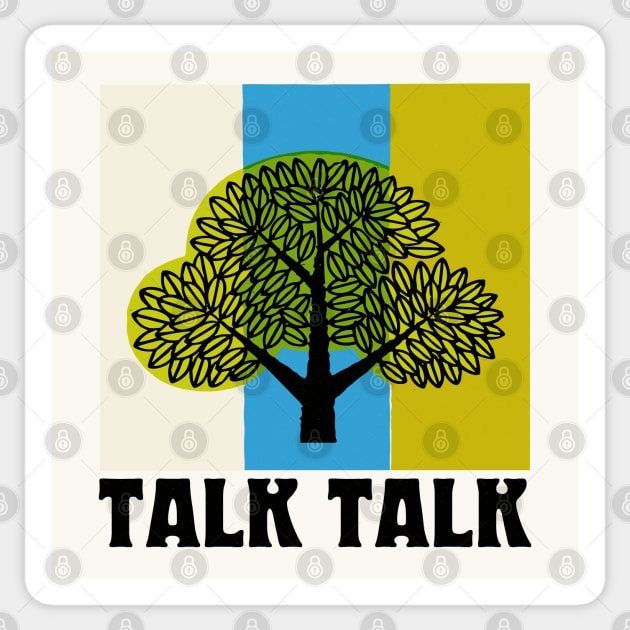 Talk Talk • Original Retro Style Aesthetic Design - Talk Talk - Sticker ...