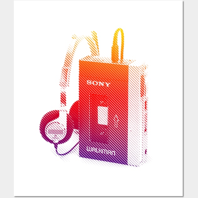 Vintage Style Walkman Aesthetic Design - Walkman Portable Cassette ...