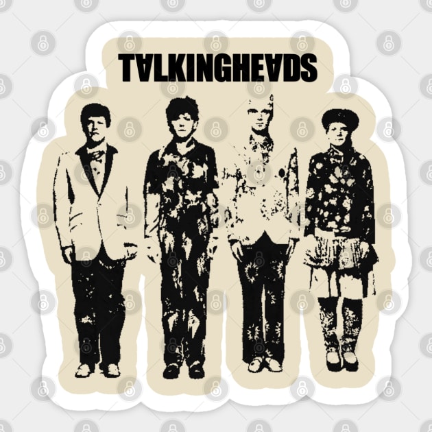 Talking Heads 1984 - Talking Heads - Sticker | TeePublic