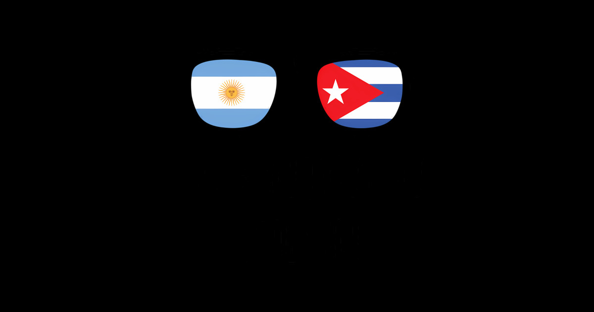 Argentinian Cuban Sun Argentina Flag Cuba Flag - Argentinian Cuban ...