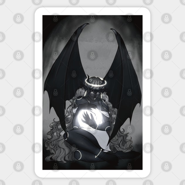 The Cursed Angel - Angel - Sticker | TeePublic