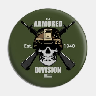 1st Armored Division Logo Pins and Buttons for Sale | TeePublic