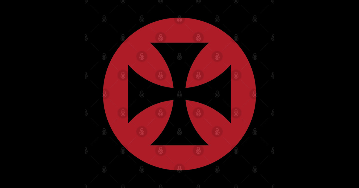 Maltese cross - Cross - Sticker | TeePublic