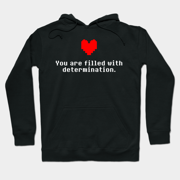 Undertale - Determination heart - Undertale - Hoodie | TeePublic