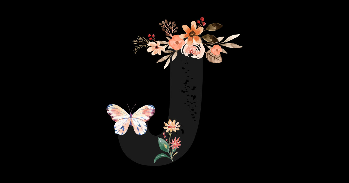 Letter J - Botanical English Alphabet, Name Initial - Letter J ...
